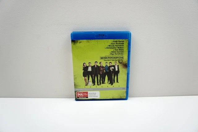 SEVEN PSYCHOPATHS BLU Ray Colin Farrell Christopher Walken Region B ...