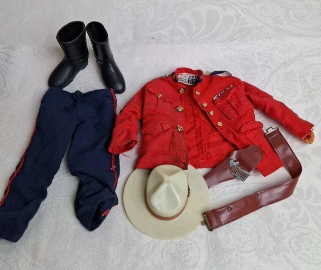 VINTAGE PALTROY ACTION Man Canadian Mountie uniform £28.99 - PicClick UK