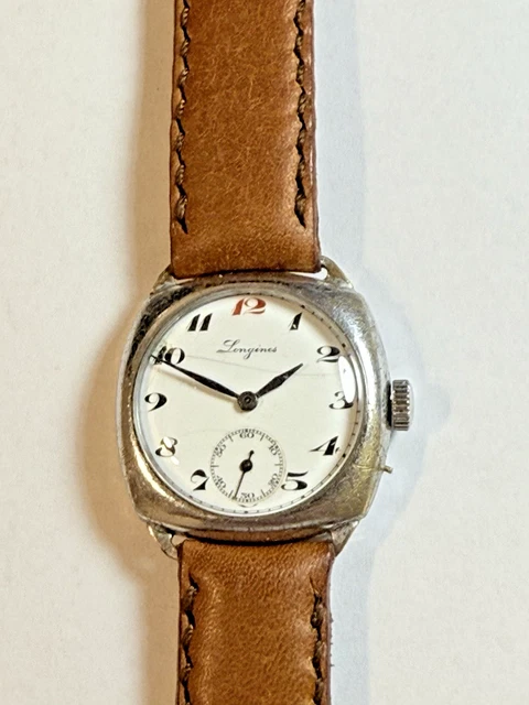 WW1 LONGINES TRENCH Watch Cal. 12.92 Pin Set Movement Runs Sold As Is £ ...