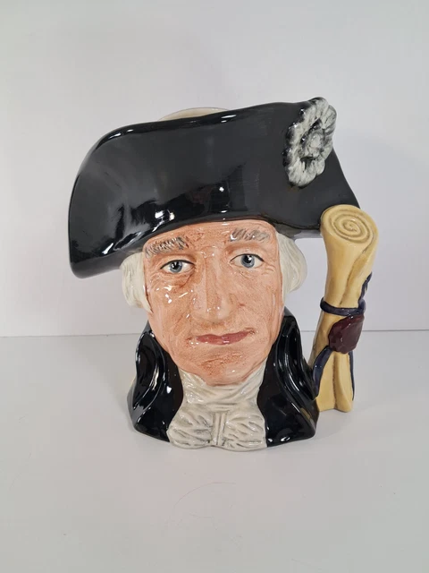 ROYAL DOULTON TOBY Mug George Washington Large 7.5" D6669 1982 Pristine ...