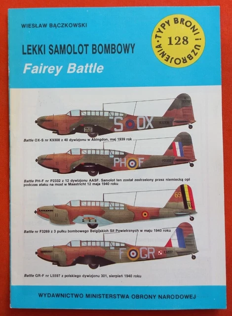 AIRCRAFT PROFILE TYPY Broni Profileheft TBiU 128, Samolot bombowy ...