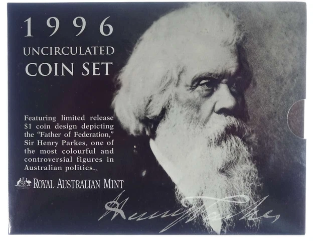 1996 UNCIRCULATED COIN Set Sir Henry Parks Centenary EUR 44,17 ...