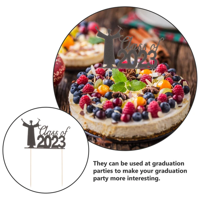 SAISON DES DIPLÔMES 30 pcs Félicitations Pour Graduation Party Gâteau ...
