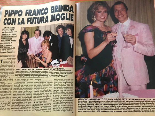 Pippo Franco Laura Troschel Articoli Clippings 14 Pagine Eur 899 Picclick It