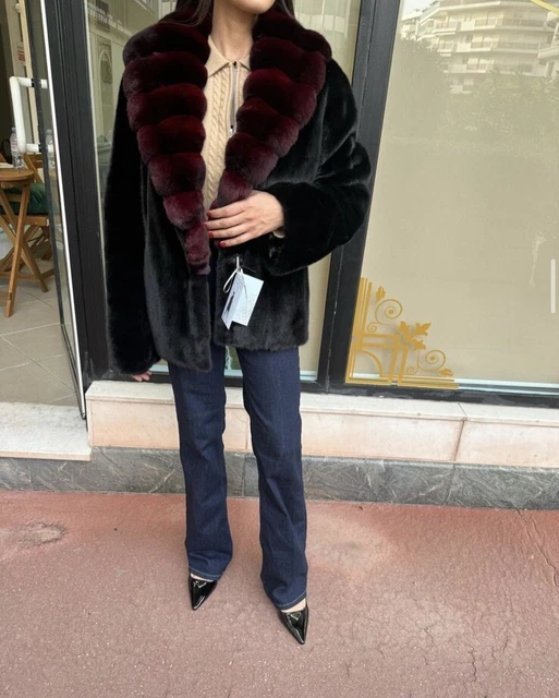 MINK FUR JACKET.MANTEAU de vison de la plus haute qualité. EUR 1.950,00 ...