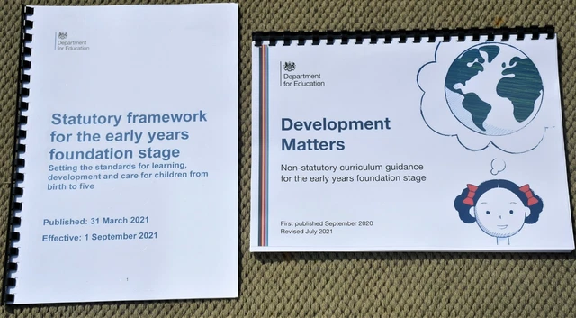 EYFS REVISED 2021 Development Matters & 2021 Statutory Framework Early ...