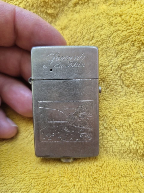 BRIQUET HW HAHWAY Patent 3 Made in Germany. Old pétrol lighter ...