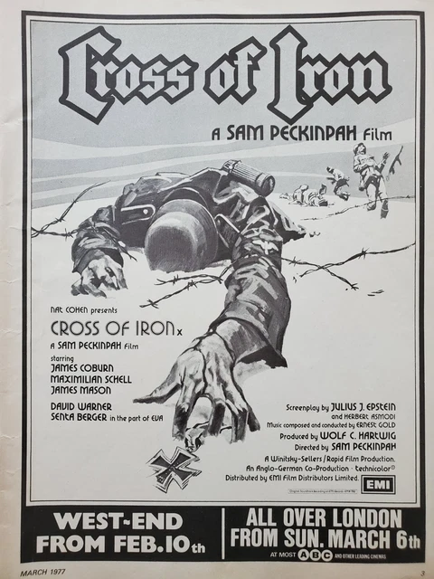 PHOTOPLAY MAR 1977 Cross Of Iron, Rocky, Caligula, King Kong, Starsky ...