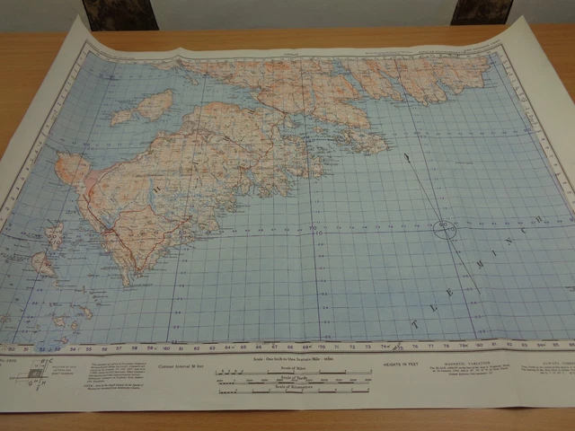 WW2 WAR OFFICE map of "HARRIS" (Home Guard, Army, RAF, Civil Defence) £ ...