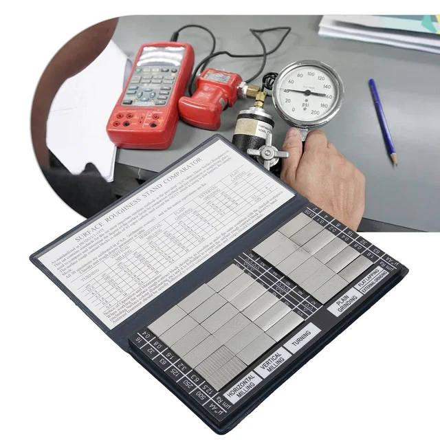 SURFACE ROUGHNESS COMPARISON Sample Block, Ra0.05-12.5mm, Roughness ...