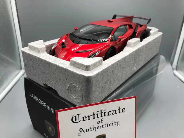 MODELLAUTOS 1:18 AUTOART Signature Lamborghini Veneno rot 74508 mit OVP ...