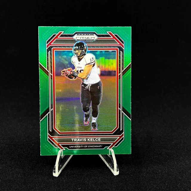 2023 PANINI PRIZM Draft #95 Travis Kelce Green Prizm Cincinnati, Chiefs ...
