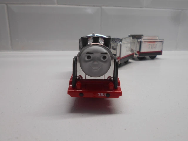 FISHER PRICE TRACKMASTER thomas the tank engine battery train merlin £ ...