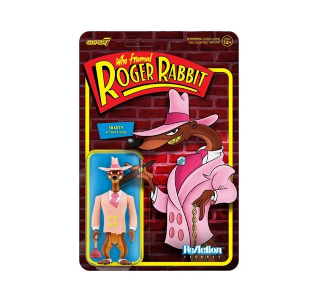 WHO FRAMED ROGER Rabbit? Smarty 3 3/4-Inch ReAction Figure £15.00 ...