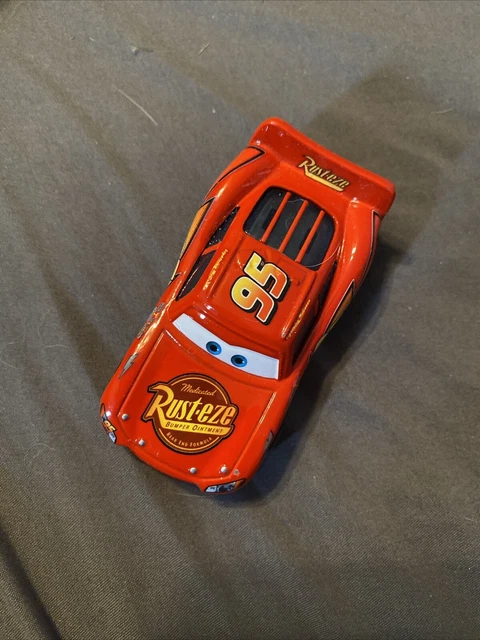 MATTEL DISNEY PIXAR Cars Supercharged Rust-Eze Lightning McQueen #95 ...