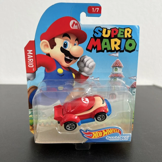 HOT WHEELS SUPER Mario Character Car MARIO Collectible Model Diecast ...