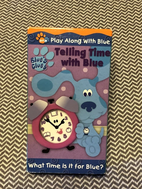 BLUES CLUES TELLING Time With Blue VHS - Nick Jr EUR 8,66 - PicClick FR