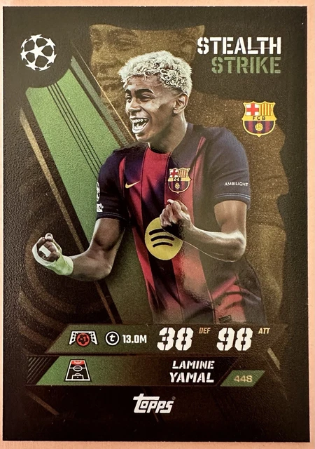 TOPPS MATCH ATTAX Champions League 2025/26 Stealth Strike YAMAL ...