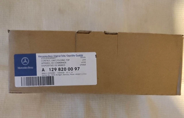 NUOVO CONTROLLER TETTO Originale A1298200097 per Mercedes R129 EUR 1. ...