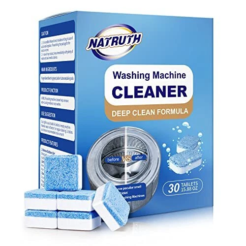 NATRUTH WASHING MACHINE Cleaner Effervescent Tablets Washer Deep ...