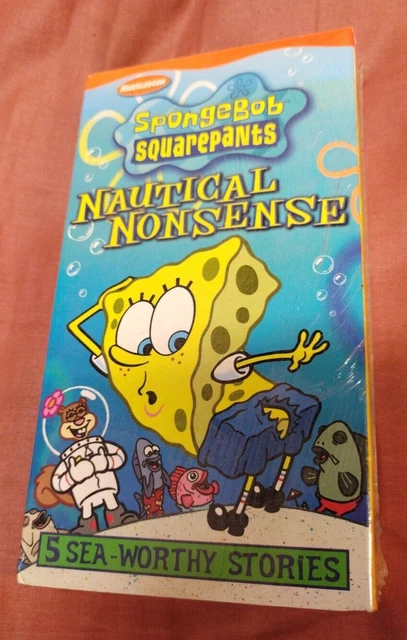 SPONGEBOB SQUAREPANTS - Nautical Nonsense (VHS, 2001) BRAND NEW £61.06 ...