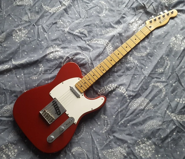 FENDER TELECASTER STANDARD 1995 MIM Mexico 50th Candy Apple Red Guitar ...