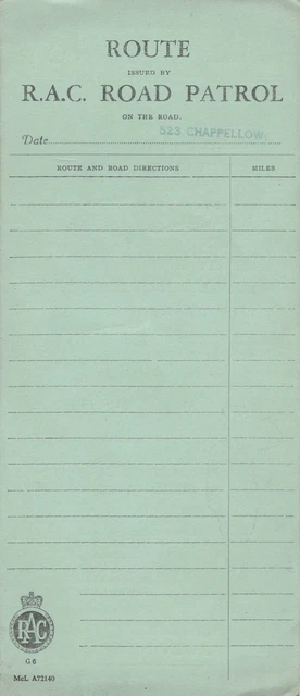 RAC ROYAL AUTOMOBILE Club Membership Leaflet 1960’s Vintage Collectable ...