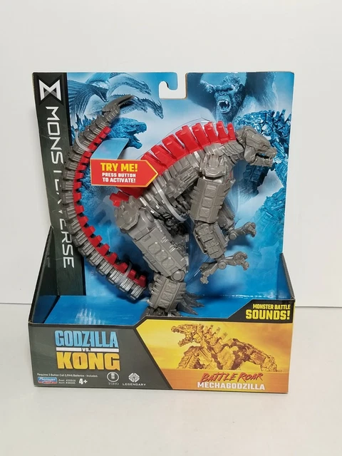 NIP 2022 MONSTERVERSE Godzilla vs Kong Battle Roar MECHAGODZILLA 6” £47 ...