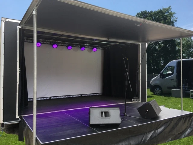 MOBILE OUTDOOR EVENT Trailer Stage/Exhibition/Music/Festival/Little ...