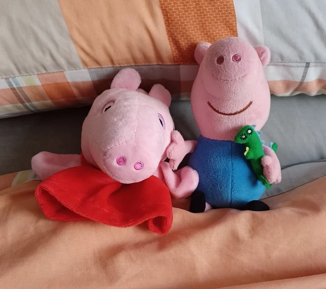 PEPPA PIG HAND Puppet And George With Dinosaur Soft Toy £5.97 - PicClick UK