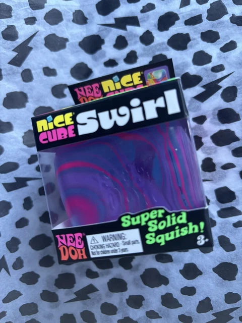 NEEDOH NEE-DOH NEE Doh Nice Cube Swirl Super Solid Fidget brand new ...
