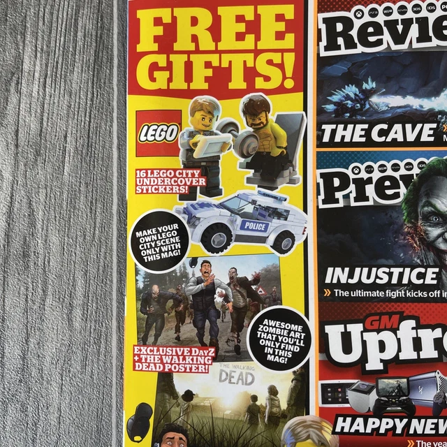 GAMES MASTER 261 2013 With Lego City Stickers And Walking Dead Poster ...