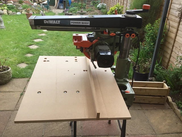 DEWALT RADIAL ARM Saw DW1251 BRAND NEW TABLE TOPS ~ 18mm Mdf FREE ...