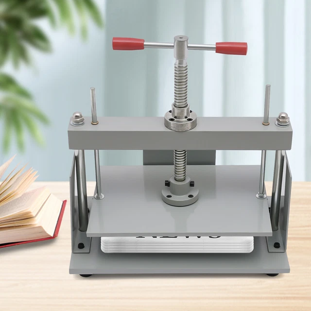 PAPER PRESS MACHINE A4 Size Flat Paper fit money Receipt Book Binding ...