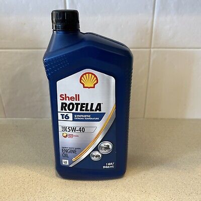SHELL ROTELLA T6 15W-40 Full Synthetic Engine Oil (3) 1 Gallon ...