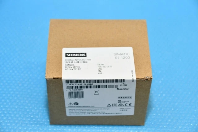 SIEMENS 6ES7223-1PL32-0XB0 SIMATIC S7-1200 DIGITAL INPUT/OUTPUT MODULE ...