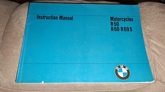 BMW MOTORCYCLE INSTRUCTION manual R50 R60 R69S $41.44 - PicClick CA