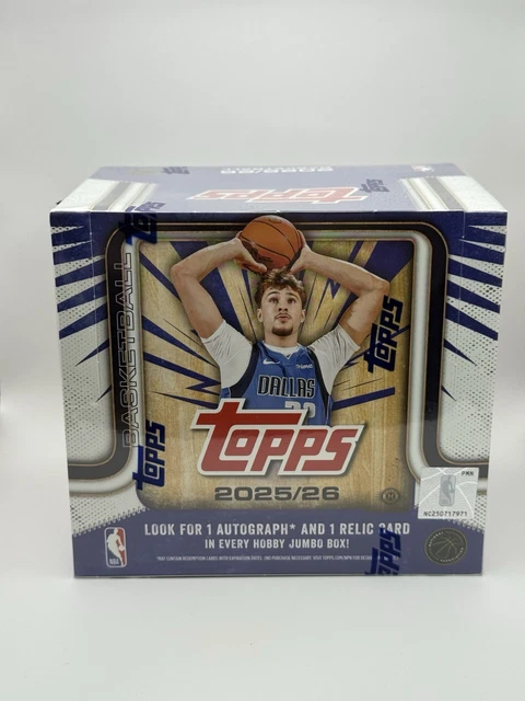 2025-26 TOPPS BASKETBALL - Hobby Jumbo Box Brand New | IN-HAND £363.70 ...