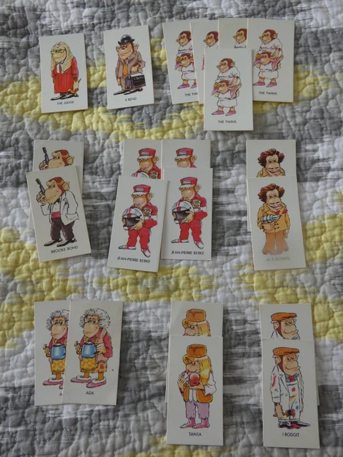 VARIOUS PG TIPS Monkey / Chimp Characters by Brooke Bond & Co. Ltd ...