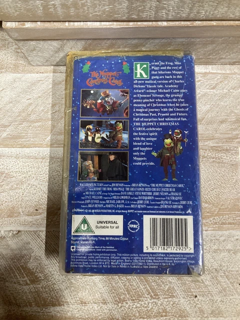 THE MUPPET CHRISTMAS Carol VHS Video Tape Touchstone £7.99 - PicClick UK