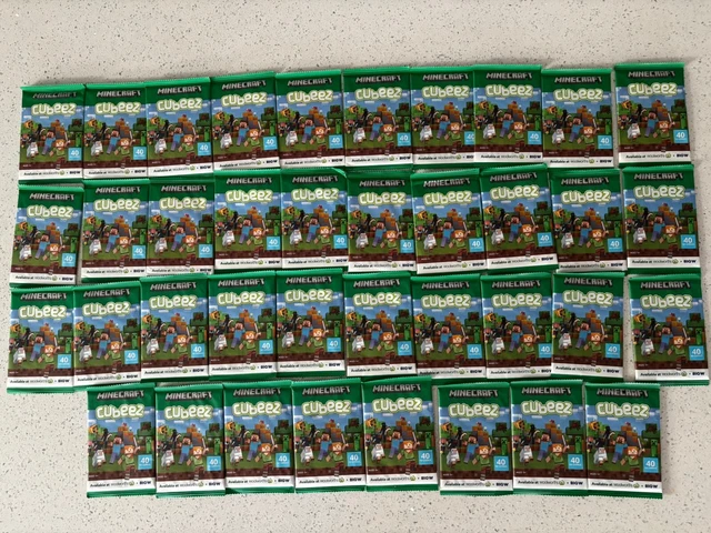 NEW MINECRAFT CUBEEZ 2025 Woolworths x38 Unopened Packs $55.00 ...