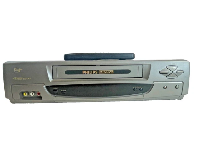 PHILIPS MAGNAVOX VHS Home VCR Plus 4 Head Hi-Fi With Remote And Chord ...