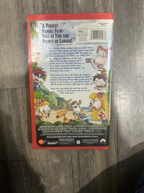 RUGRATS GO WILD (VHS, 2003) Nickelodeon RARE Red Clamshell Case £7.98 ...