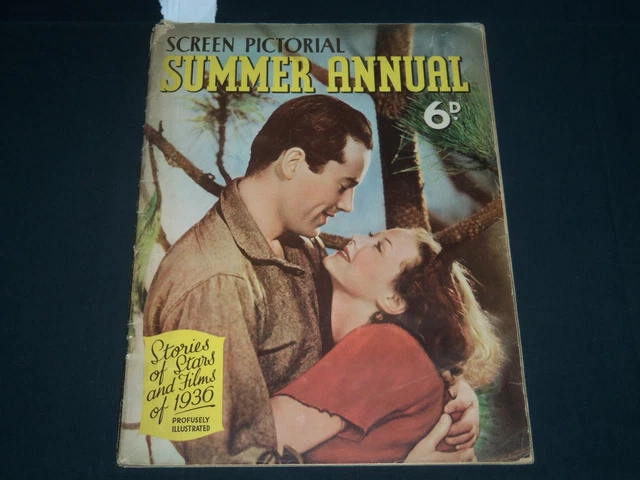 1936 SCREEN PICTORIAL Summer Annual Magazine - Pub. In U. K - J 4178 £ ...