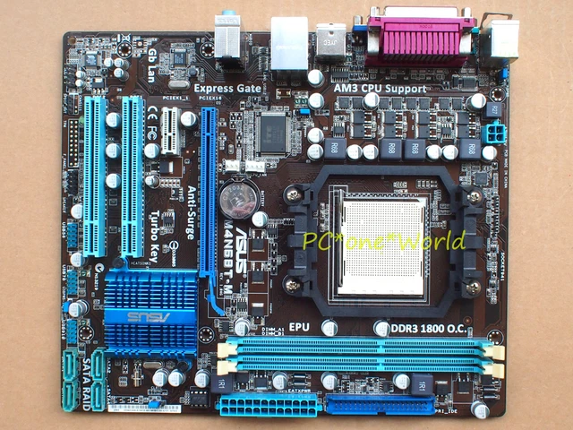 ASUS M4N68T-M MOTHERBOARD Socket AM3 DDR3 NVIDIA Geforce 7025 100% ...