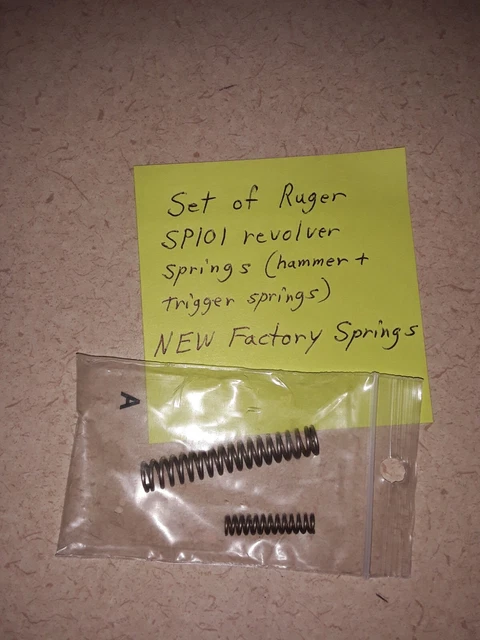 RUGER SP101 REVOLVER Springs (hammer and trigger spring set) New ...