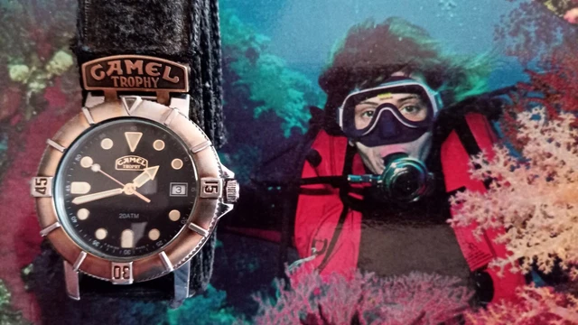 CAMEL TROPHY MONDAINE 1995 Equator 200m diver watch EUR 75,00 - PicClick FR