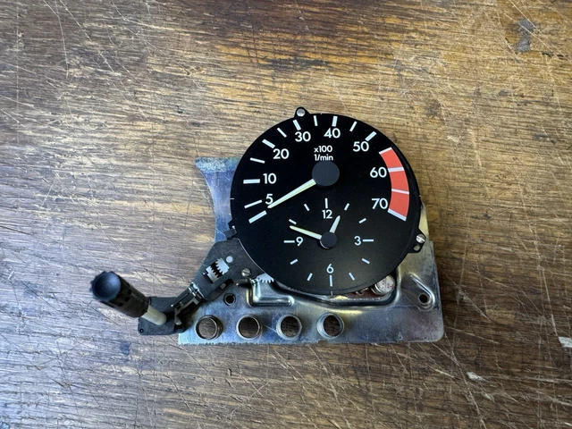 MERCEDES-BENZ W201 190E Instrument Cluster Tachometer Gauge Tach Clock ...