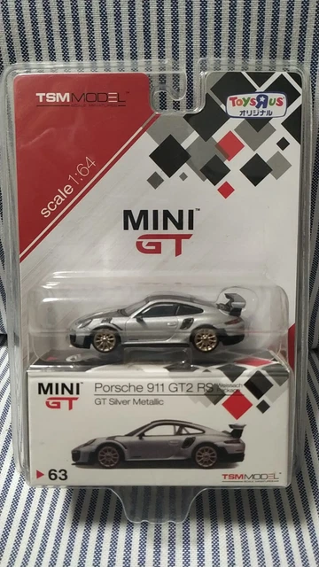 MINI GT 63 Toysrus Porsche 991 Turbo GT2 RS Pack Weissach GT Métallique ...