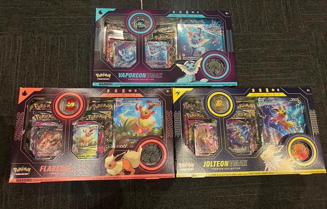 POKEMON TCG EEVEE Evolution Vmax Premium Collection Box Sealed Art Set ...